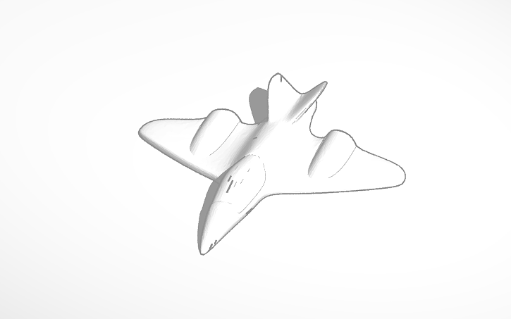 3D design toy jet - Tinkercad