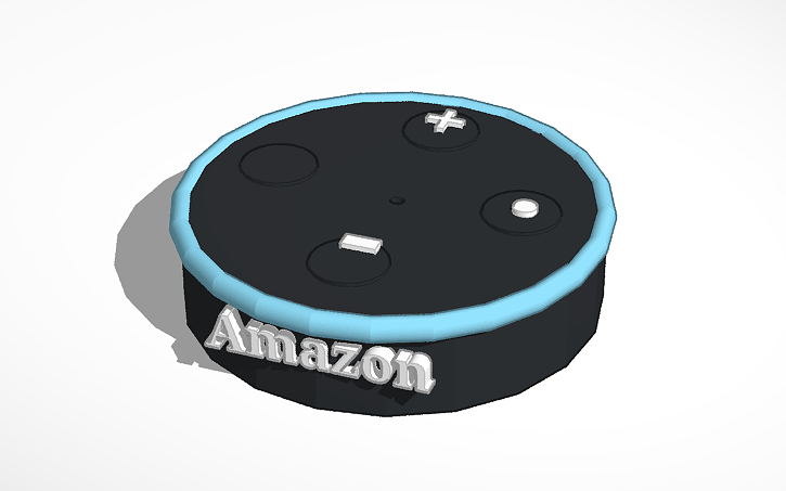 3d Design Amazon Echo Dot Tinkercad
