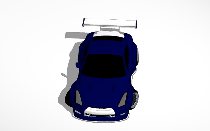 3D design LB Works Nissan GT-R R35 - Tinkercad