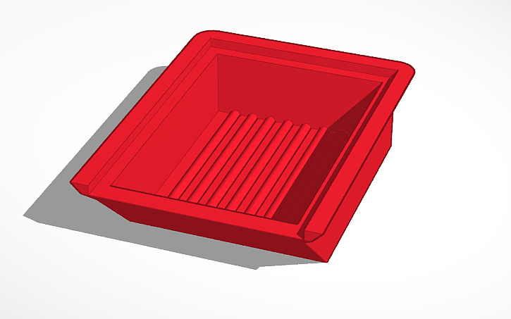 3D design Stackable Parts Tray - Tinkercad
