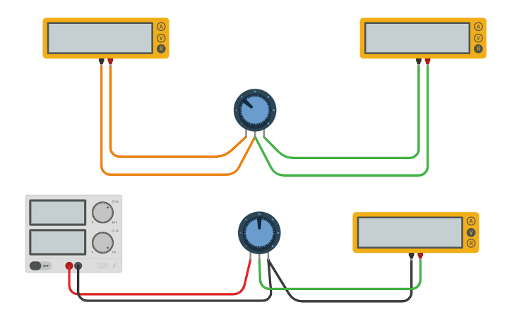 Circuit design POTENZIOMETRO -PARTITORE DI TENSIONE VARIABILE - Tinkercad Circuit design POTENZIOMETRO -PARTITORE DI TENSIONE VARIABILE - Tinkercad