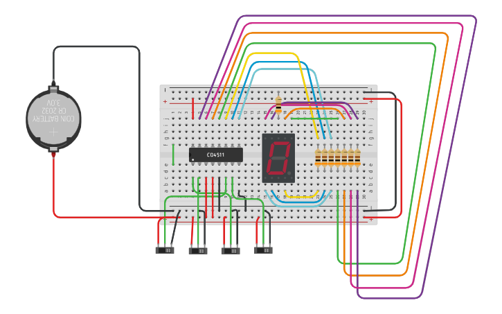Circuit Design Decodificador Bcd Aula 7 Tinkercad