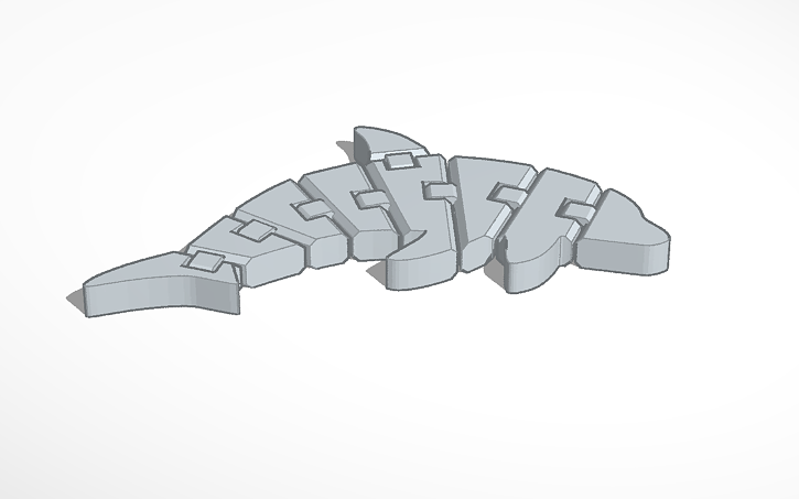 3d Design Flexi Dolphin Tinkercad