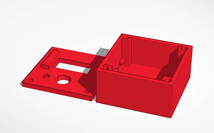 3D design Pedal timer - Tinkercad