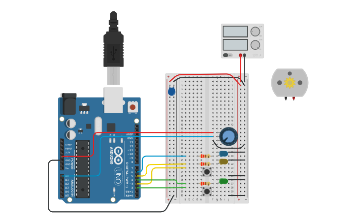 Circuit design Lab 1 Part A | Tinkercad