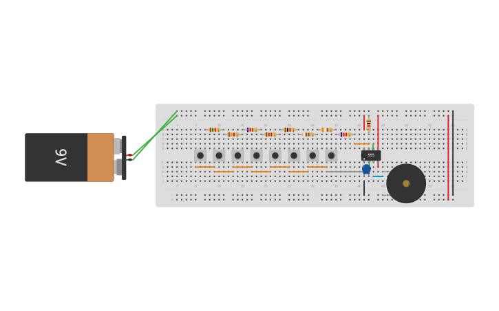 Circuit design Wiring Components - Tinkercad