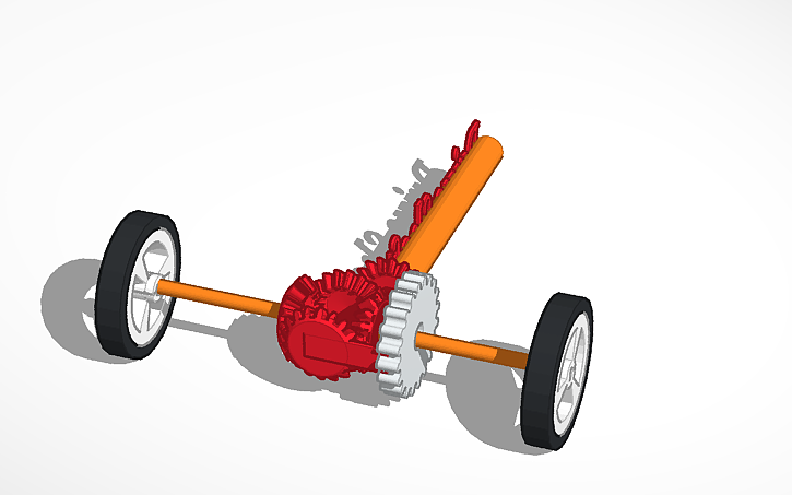 3D design differential 3d - Tinkercad