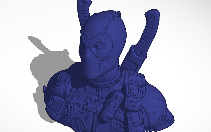 3d Design Deadpool Tinkercad