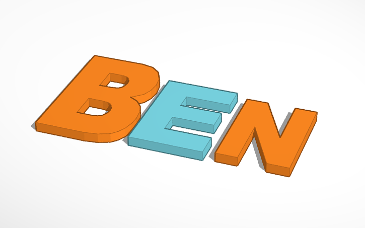 3D design word | Tinkercad