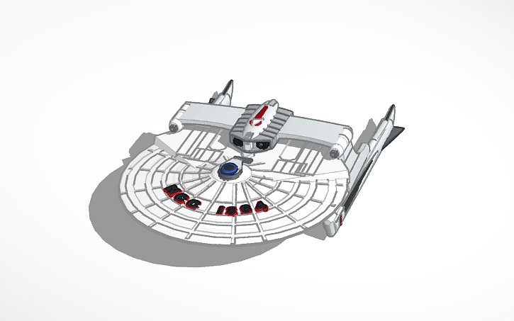 3D design NCC-1864 (USS Reliant) -9/7/18 - Tinkercad