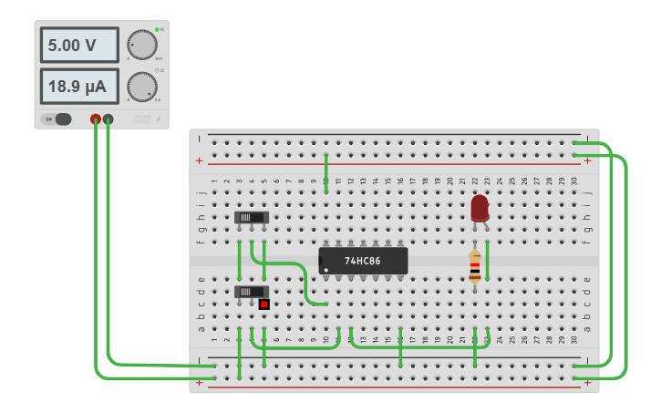 Circuit Design Two Way Switch Tinkercad