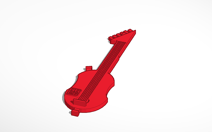 3D design Guitar!!!!!!!!! | Tinkercad