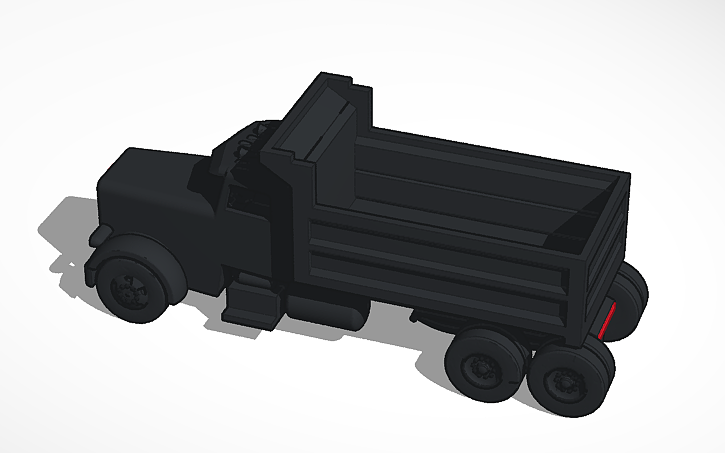 3D design 2016 Peterbilt 389 Dump Truck - Tinkercad