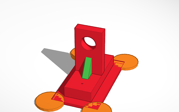 3D design Support Tube Alu | Tinkercad