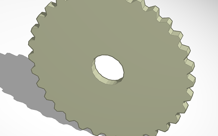 3D design Copy of Broken Gear | Tinkercad