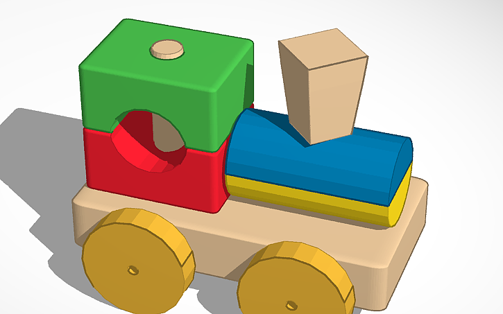 3D design My train - Tinkercad