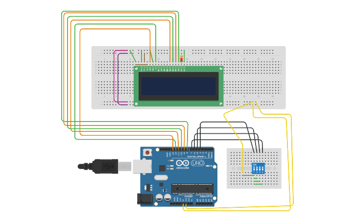 Circuit design Water Level Sensor - Tinkercad