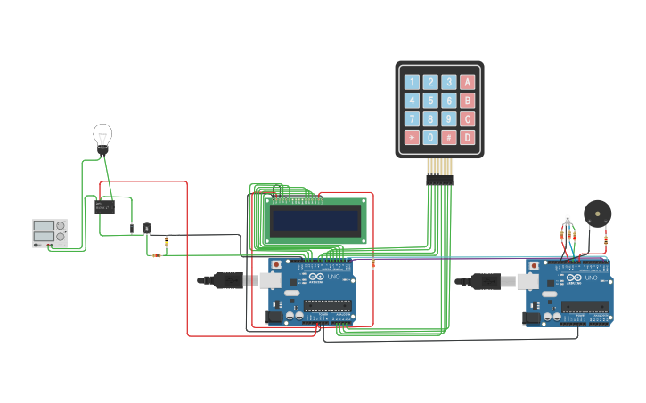 Circuit Design Password Access Control Tinkercad
