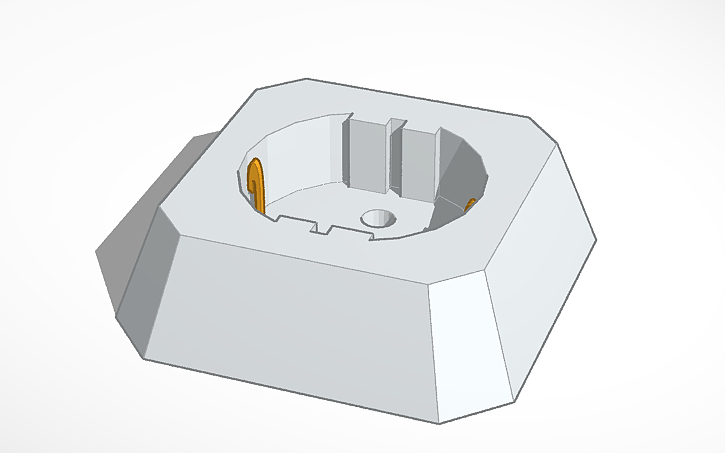 3D design Power outlet - Tinkercad
