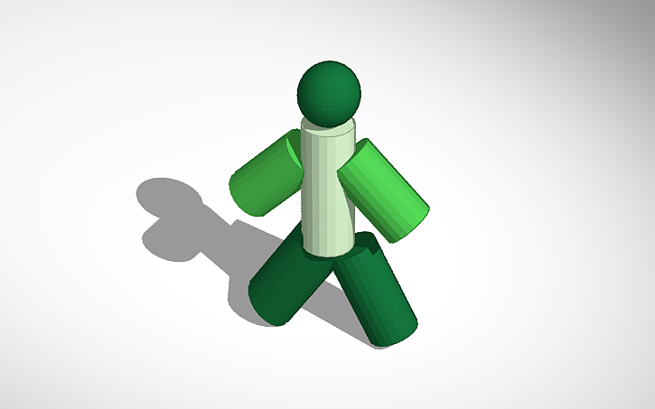 3D design stick figer | Tinkercad