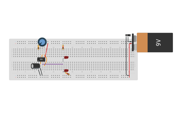 Circuit design Train signal? | Tinkercad