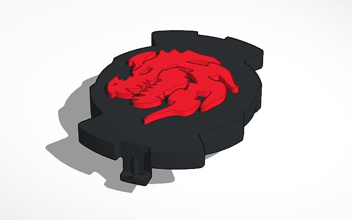 3D design Ronin Dragoon sparking chip - Tinkercad