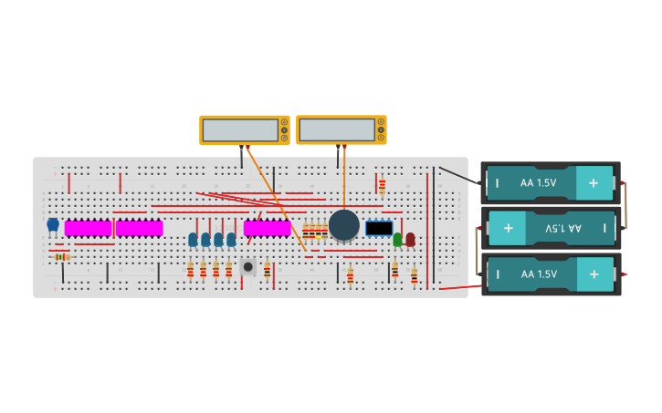 Circuit design Analog-to-Digital Converter - Tinkercad