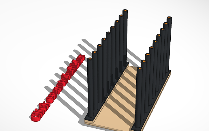 3D design Door Rack | Tinkercad