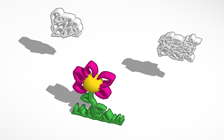 3D design Flower - Tinkercad