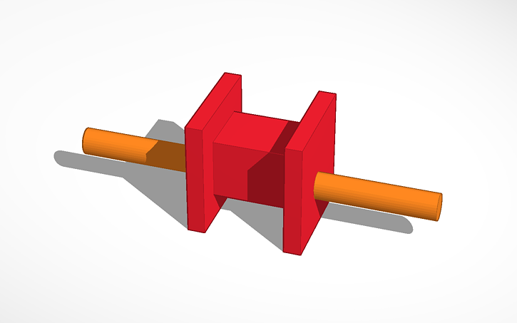3D design dc motor model - Tinkercad