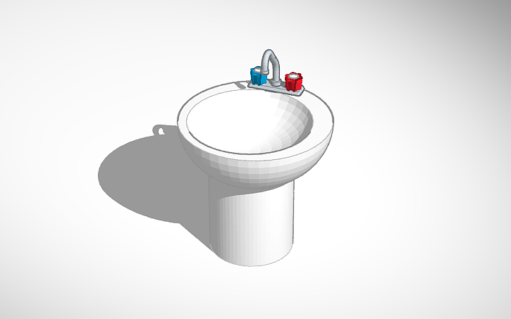 3D design Sink Faucet - Tinkercad