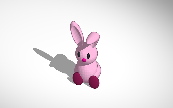 3D design issa bunny - Tinkercad