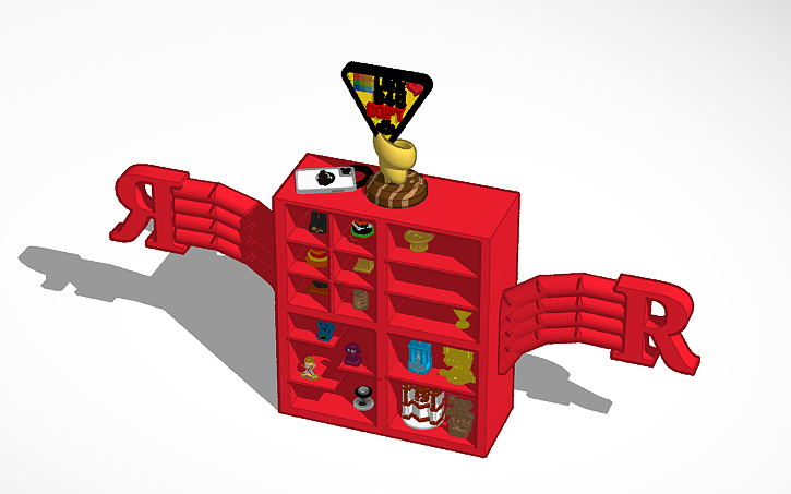 3D design My Trophy Display Case - Tinkercad
