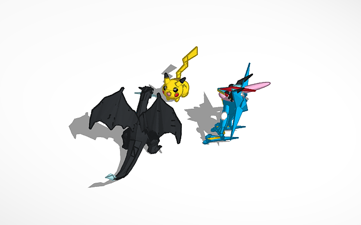 3D design Pokemon - Tinkercad