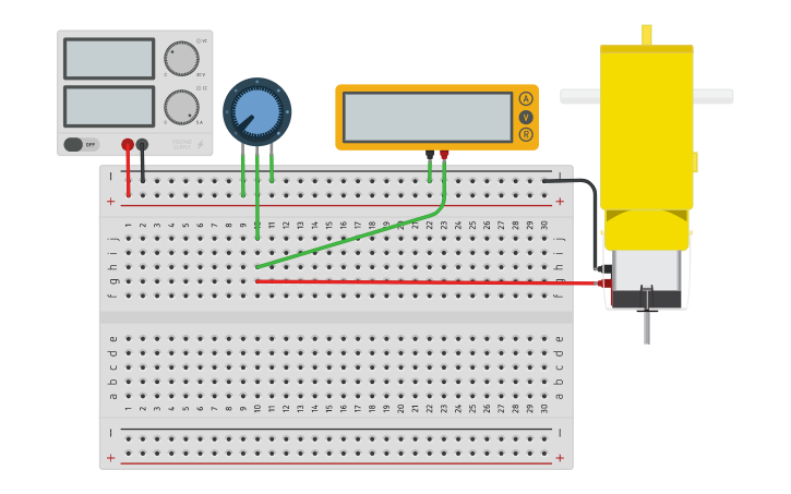Circuit design PSSA02-Gear Motor - Tinkercad