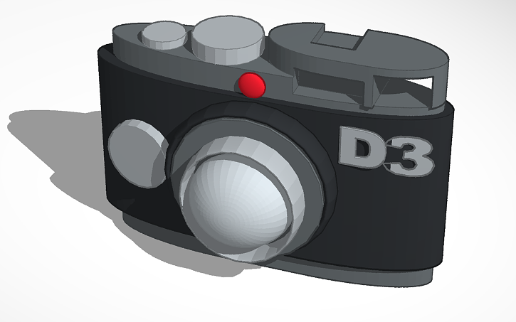 3D design 3D Camera Model | Tinkercad