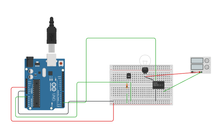 Circuit design based on temp value - Tinkercad