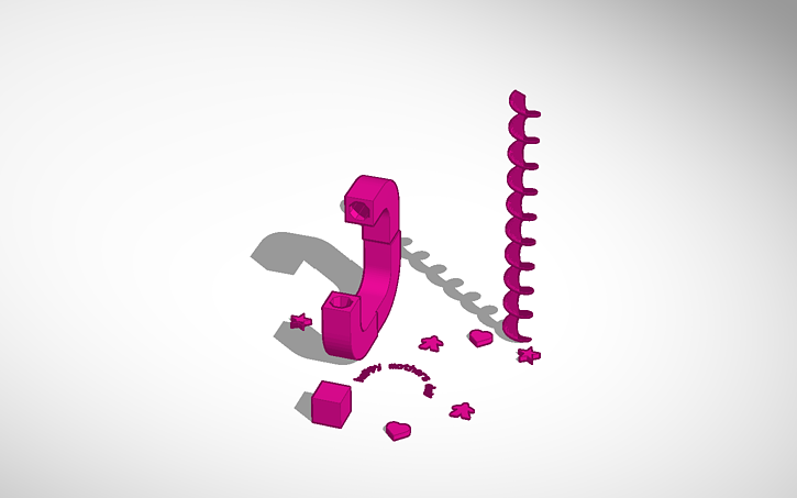 3D design mothers day - Tinkercad