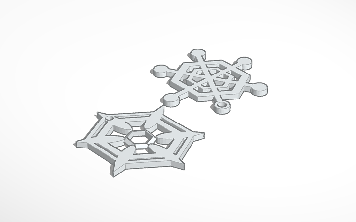 3D design Alexander's Snowflake | Tinkercad