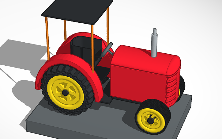 3D design TRACTOR - Tinkercad