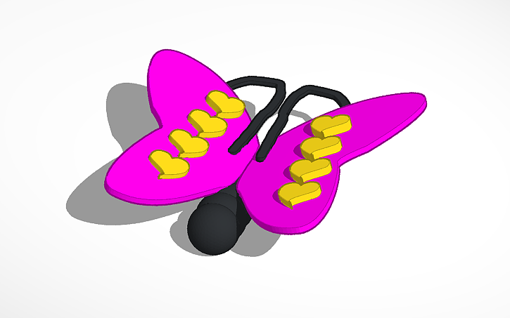 3D design Butterfly | Tinkercad