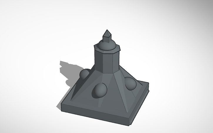 3D design tower | Tinkercad