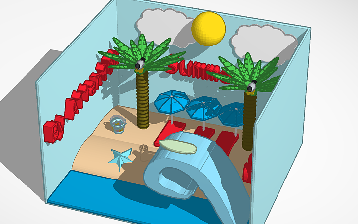 3d Design Copy Of Seasonal Diorama Tinkercad 