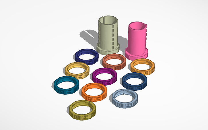 3D design Cryptex - Tinkercad