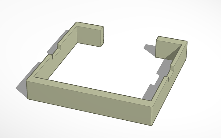 3D design Inner Box Top Half TinkerCad - Tinkercad