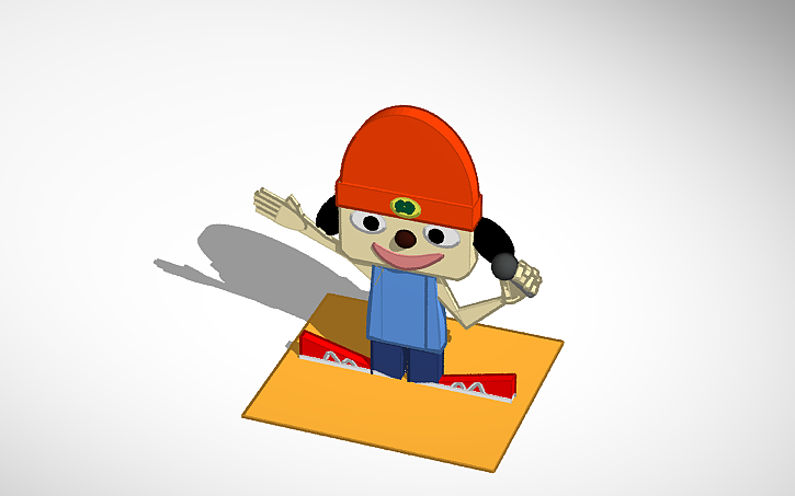 3D design Parappa The Rapper - Tinkercad