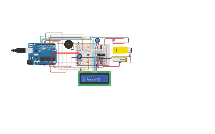Circuit design PASTILLERO ELECTRONICO - Tinkercad