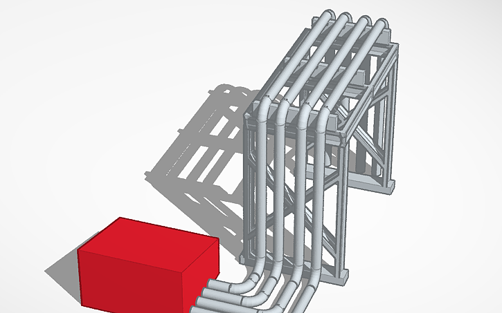 3D design New Crossover pipe assembly - Tinkercad
