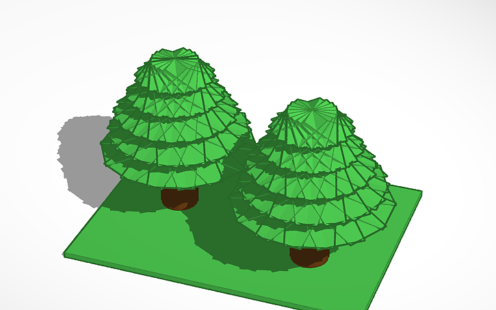 3D design Forest | Tinkercad