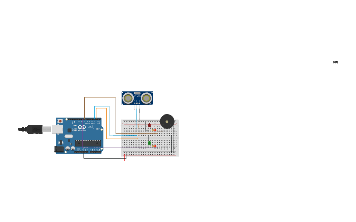 Circuit design Intrusion Detection System with Arduino and Ultrasonic ...